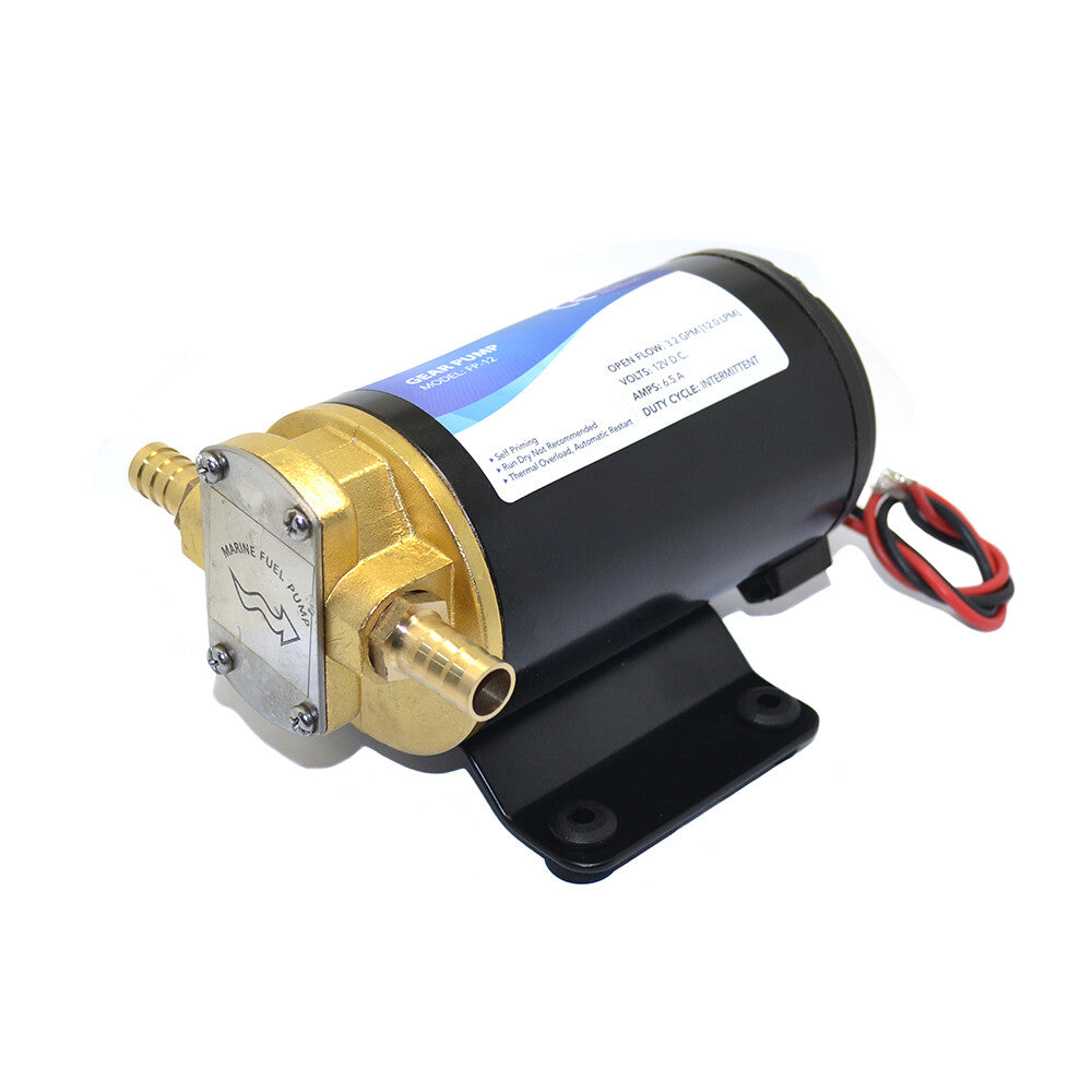 12V DC Gear Oil Pump Fuel Pump Self Priming Pump Diesel Pump Suction ...