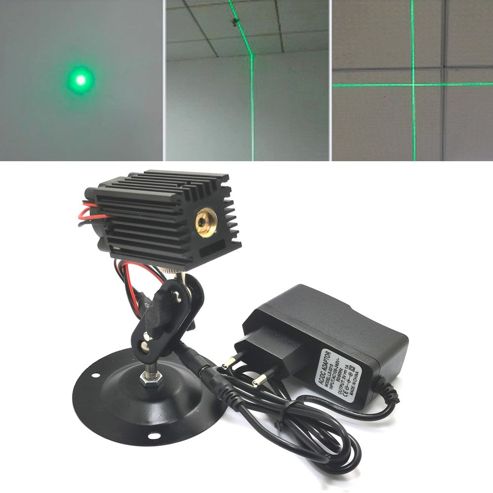 532nm 50mW 3V High Power Line Cross Dot Green Laser Module Marking Loc ...